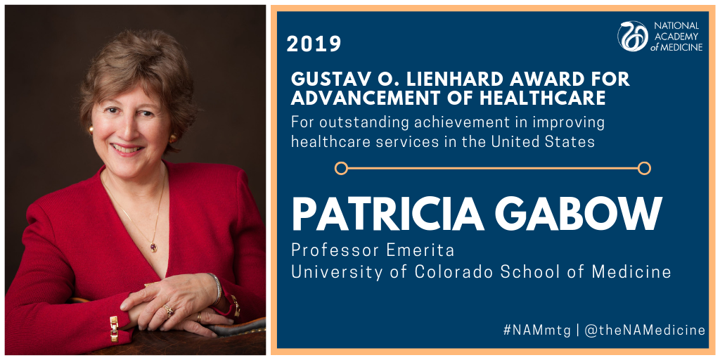Patricia Gabow Receives Lienhard Award From National Academy of ...