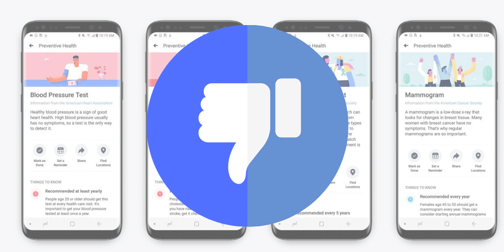 Facebook's "preventive health" tool has potential for overdiagnosis ...